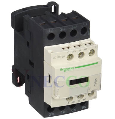 Contactor, Khởi Động Từ Schneider LC1DT20B7 4P 20A 24V 50/60 - VNECCO Sản xuất tủ điện và lắp ...