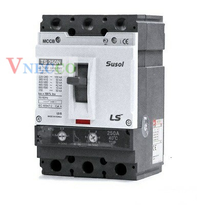 Aptomat Susol MCCB LS TS250N FTU250 3P 160A