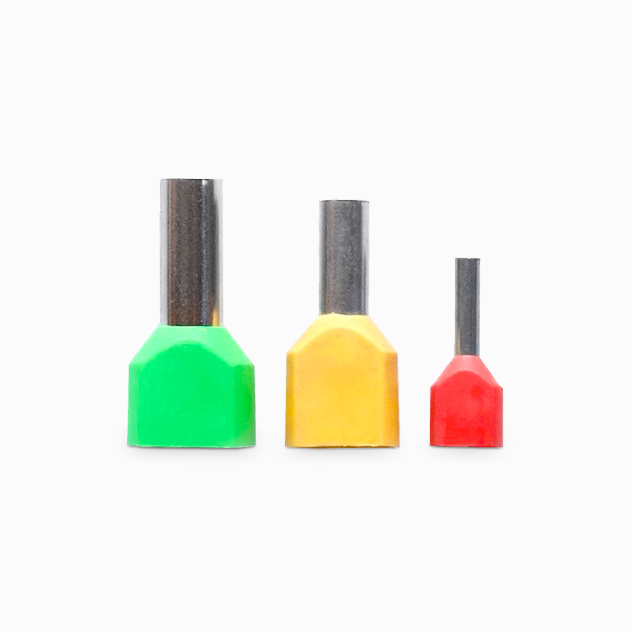 Cosse pin đôi bọc nhựa 2512