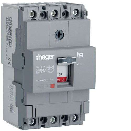 MCCB Hager 3P 40A 18kA - VNECCO Sản xuất tủ điện và lắp đặt Hệ thống ...